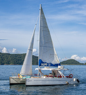 Hong 38 ft sailing catamaran in Phuket